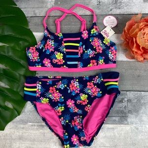 Justice | Swim | Justice Floral Swimsuit Girls Bikini 2 Piece | Poshmark